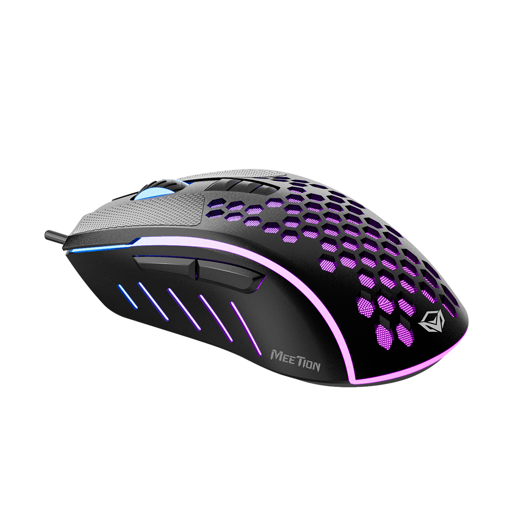 Meetion Best Lightest Lightweight Honeycomb Gaming Mouse GM015 | Meetion
