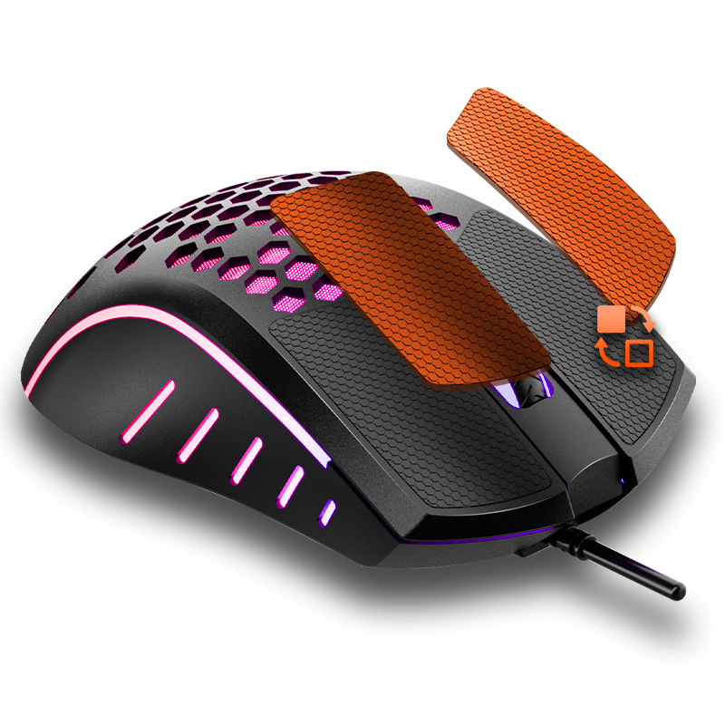 Meetion Best Lightest Lightweight Honeycomb Gaming Mouse GM015 | Meetion