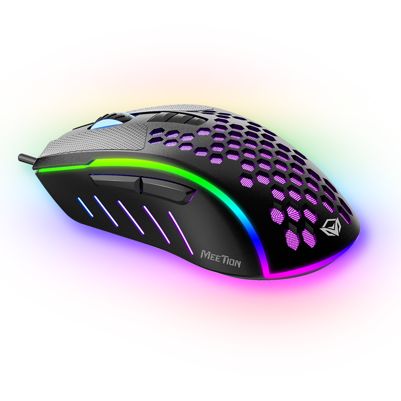 Meetion Best Lightest Lightweight Honeycomb Gaming Mouse GM015 | Meetion