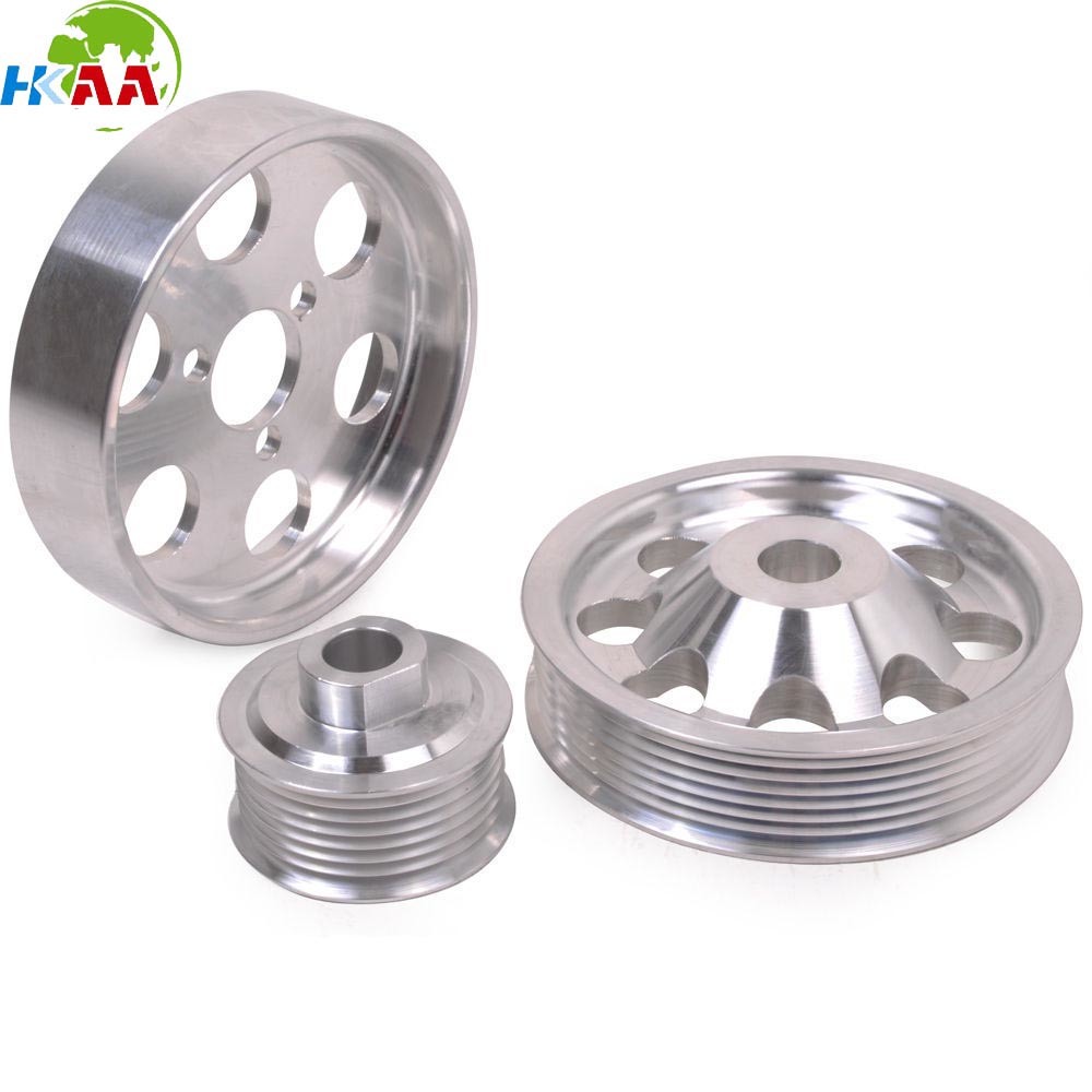 CNC Machining Engine Motor Crankshaft Front Timing Auto Bearing Pulley