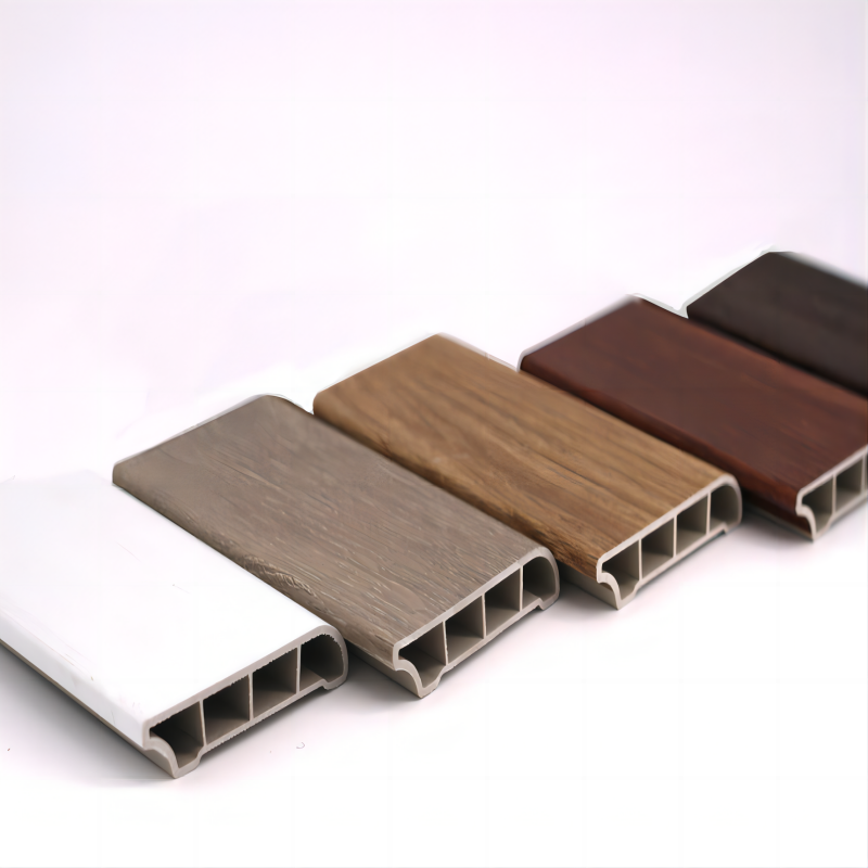 PVC/HDF/MDF/Plastic/SPC/PS Skirting Flooring Accessory Laminate Floor ...