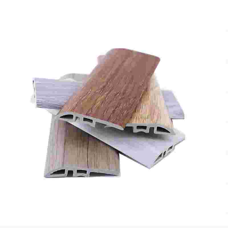 PVC/HDF/MDF/Plastic/SPC/PS Skirting Flooring Accessory Laminate Floor ...