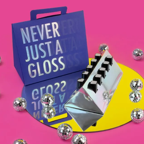 LAURA VAR Fresh and Elegant，blue and Purple Lipstick Cosmetic Packaging ...