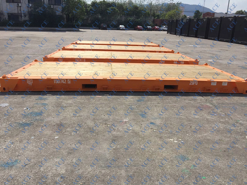 20ft & 40ft Platform Container for Netherlands