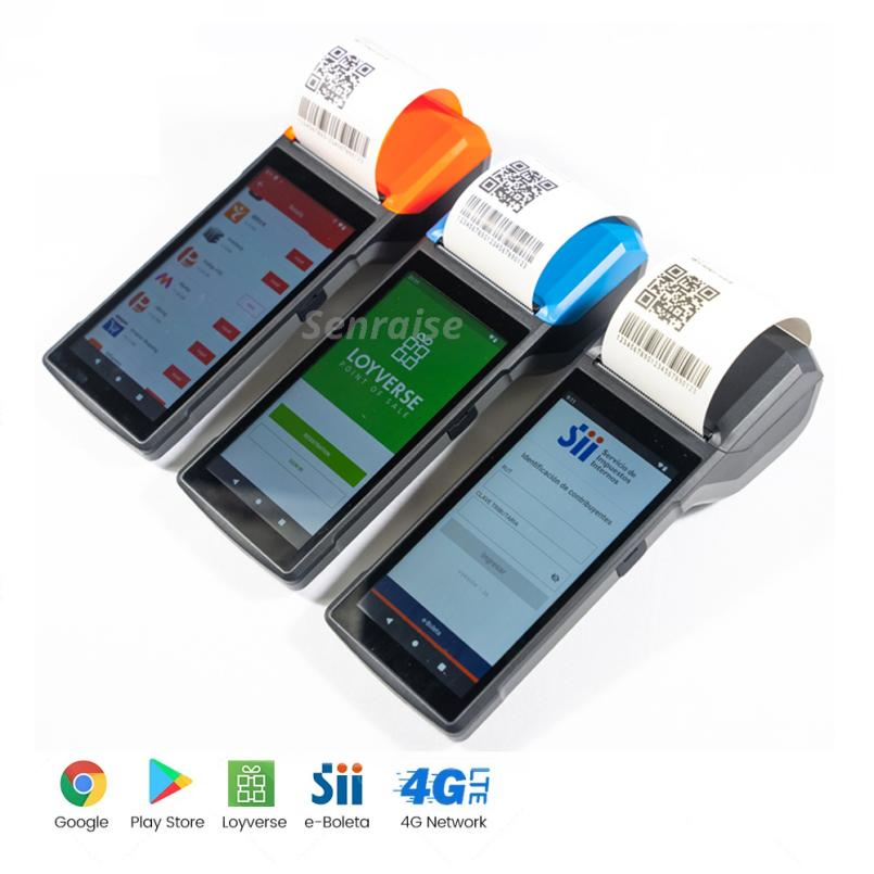 Android 13 H10S Touch Screen Mobile Handheld Point of Sale POS Machine Terminal with Printer