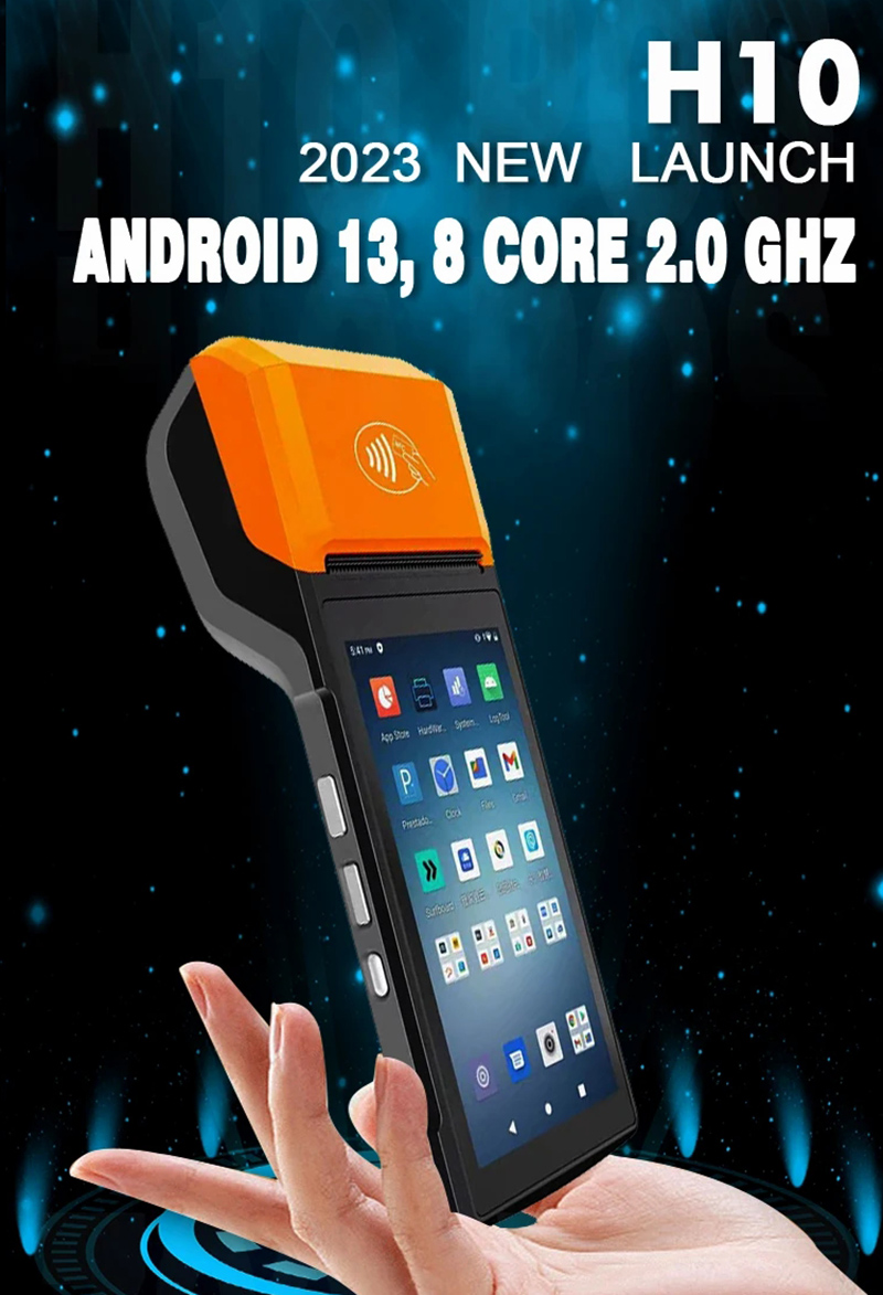 Mobile Payment Handheld Android POS Terminal with NFC Card Reader ...