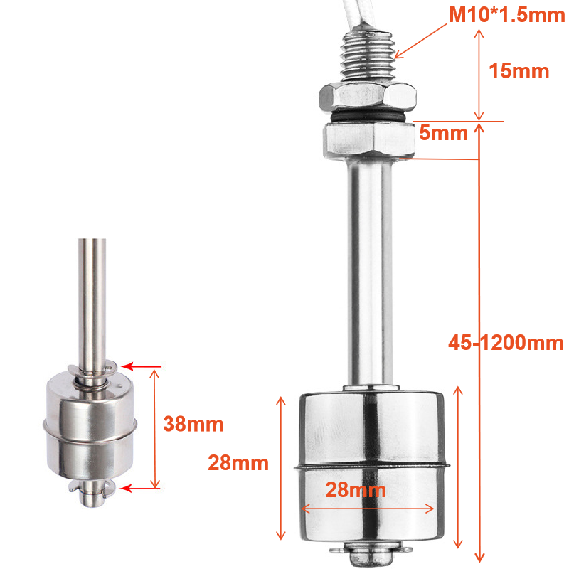 SANQIAOHUI Vertical Installation Single Float Level Switch - Sanqiaohui