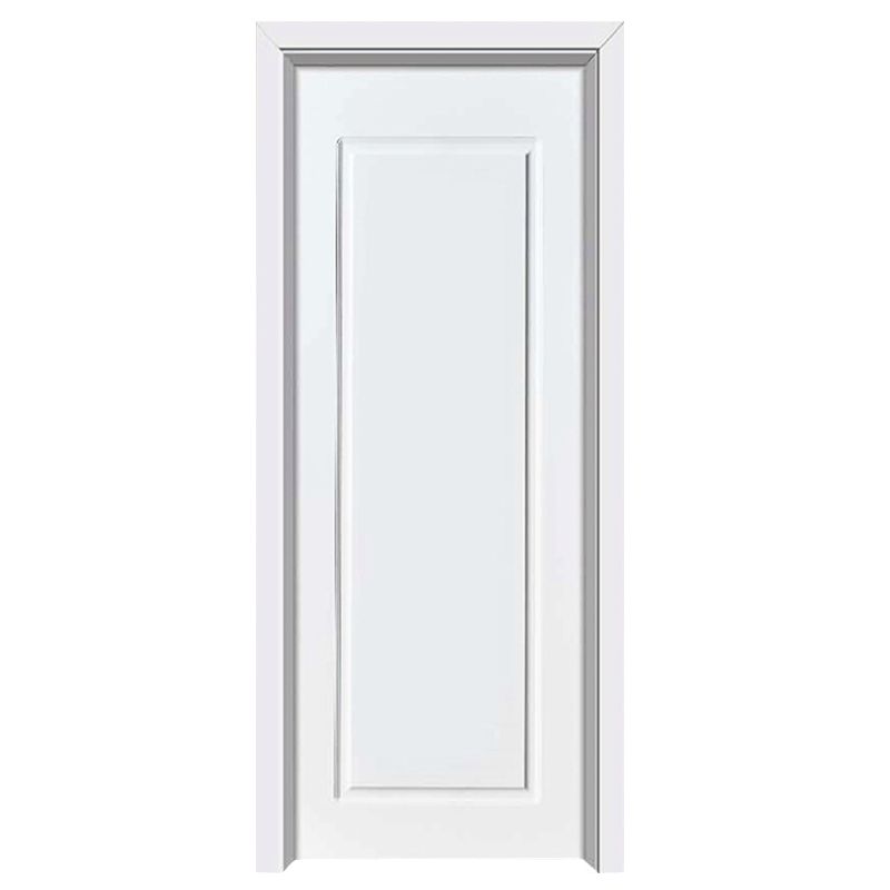 Single-Panel Design Traditional Shaker Style Primed White Solid Core ...