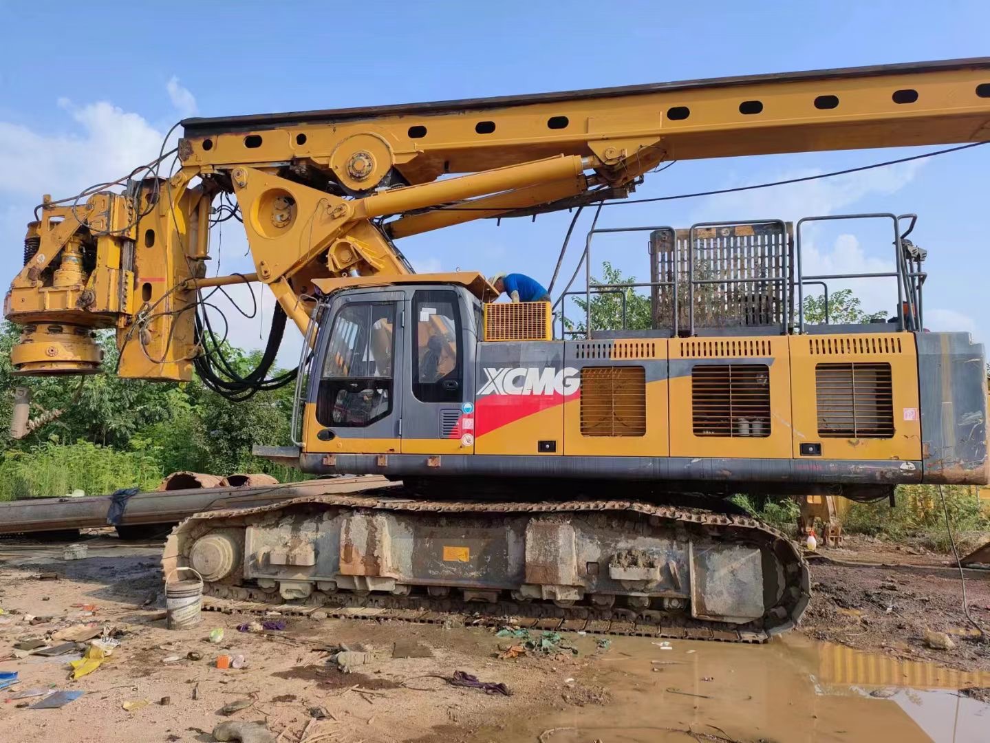Used Rotary Drilling Rig XR280D Piling Pile Driving Machine for Sale