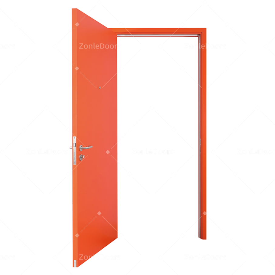 FD90 Frosted Orange Color Printing Finish Front Escape Emergency Fire ...