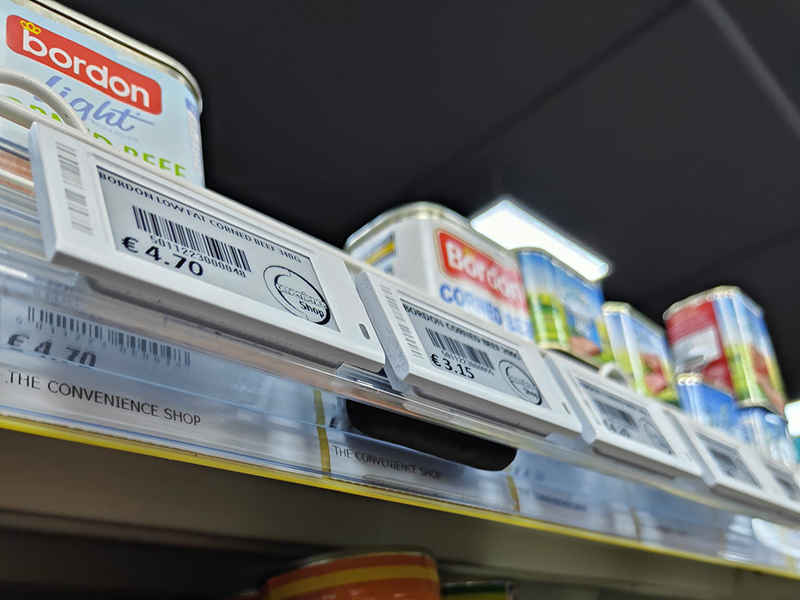 Irish Customer's Chain Supermarket Electronic Shelf Label Project