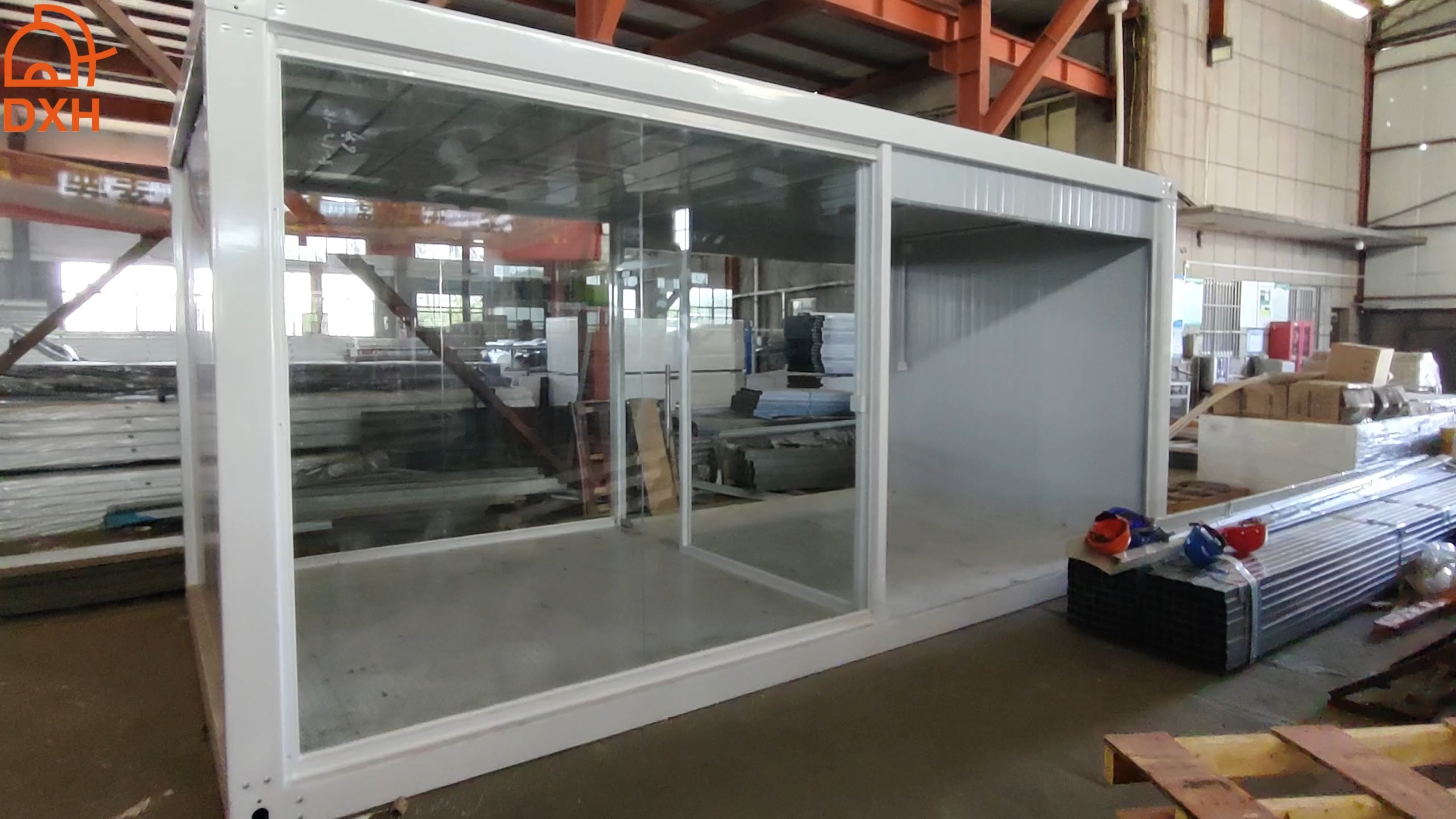 DXH 20ft Glass Detachable Container Guard House, More Design Wait You Find!