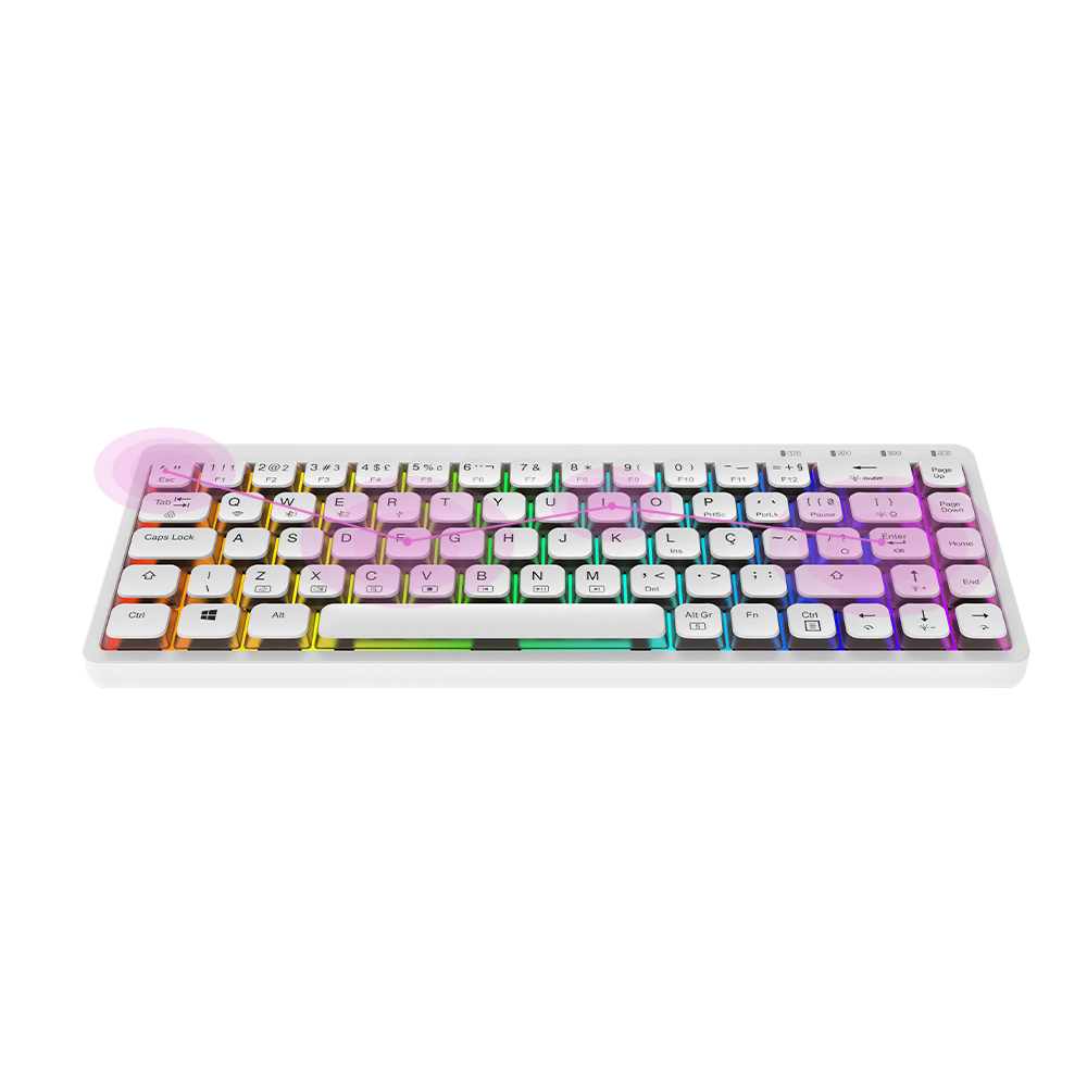 KY-MK311 Hot Mac/Win Second Switching Multi-function Keys RGB Dazzle ...