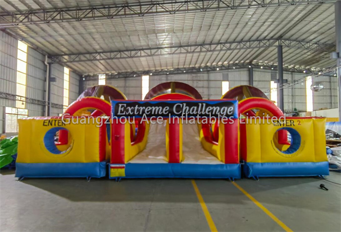 Combo de castillo hinchable inflable para niños con tobogán & Carrera ...