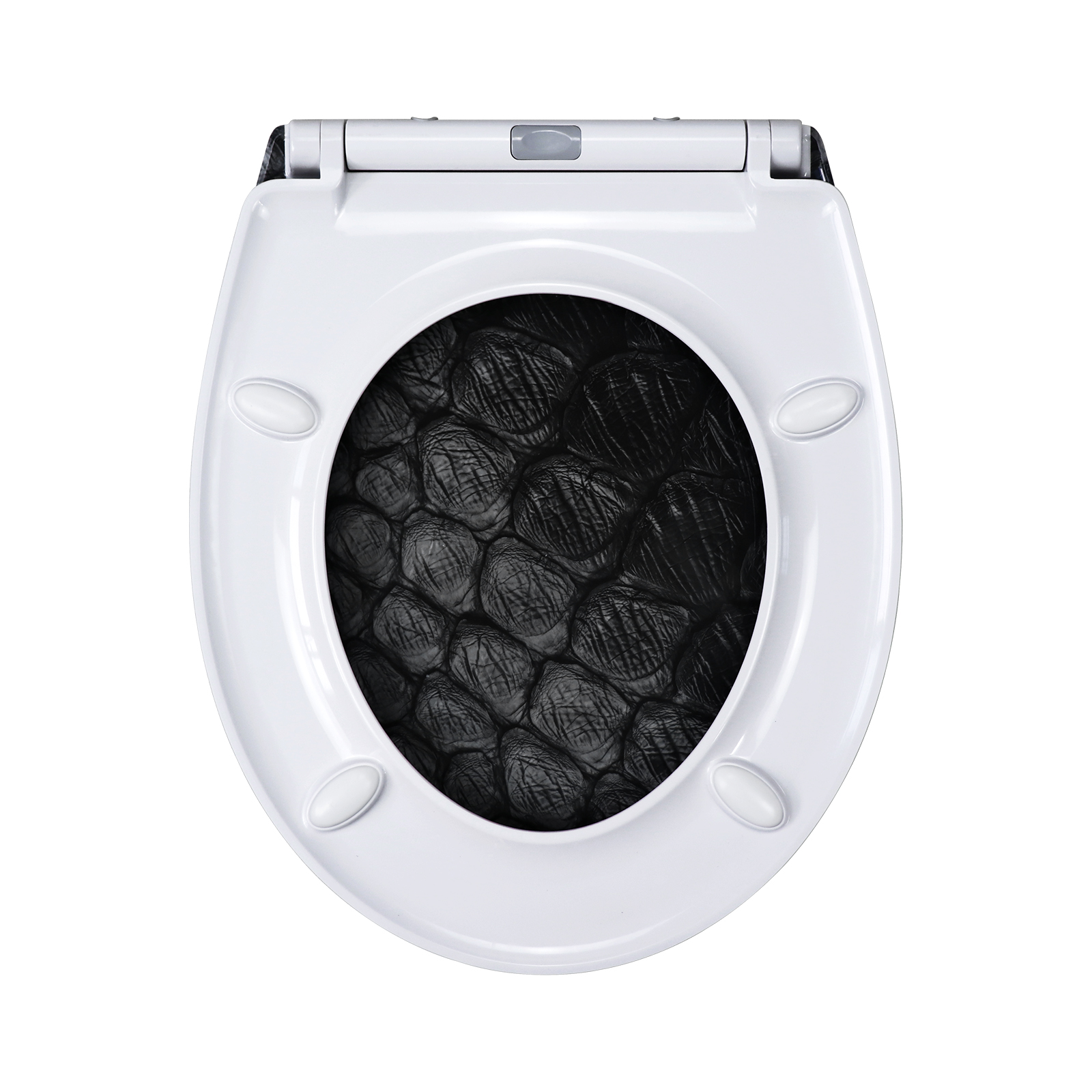 Fanmitrk Soft Close Retro Texture Pattern Toilet Seat UF01-21 - Fanmitrk