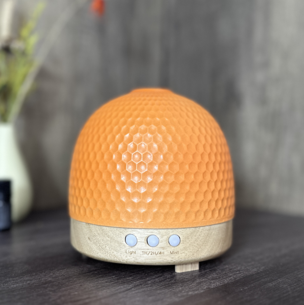 Diamond Orange Ceramic Essential Oil Diffuser Home Spa Fragrance ...