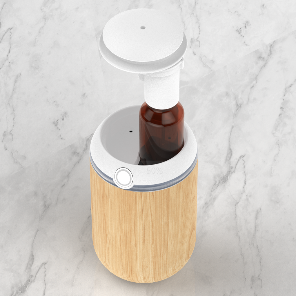 Car Aluminium Waterless Sensor Essential Oil Nebulizing Diffusers ...