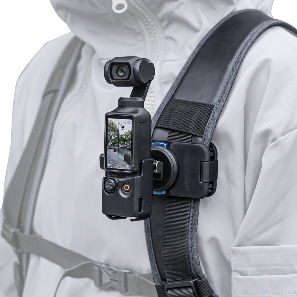 SUREWO Osmo Pocket 3 Magnetic Quick Release Backpack Clip Mount
