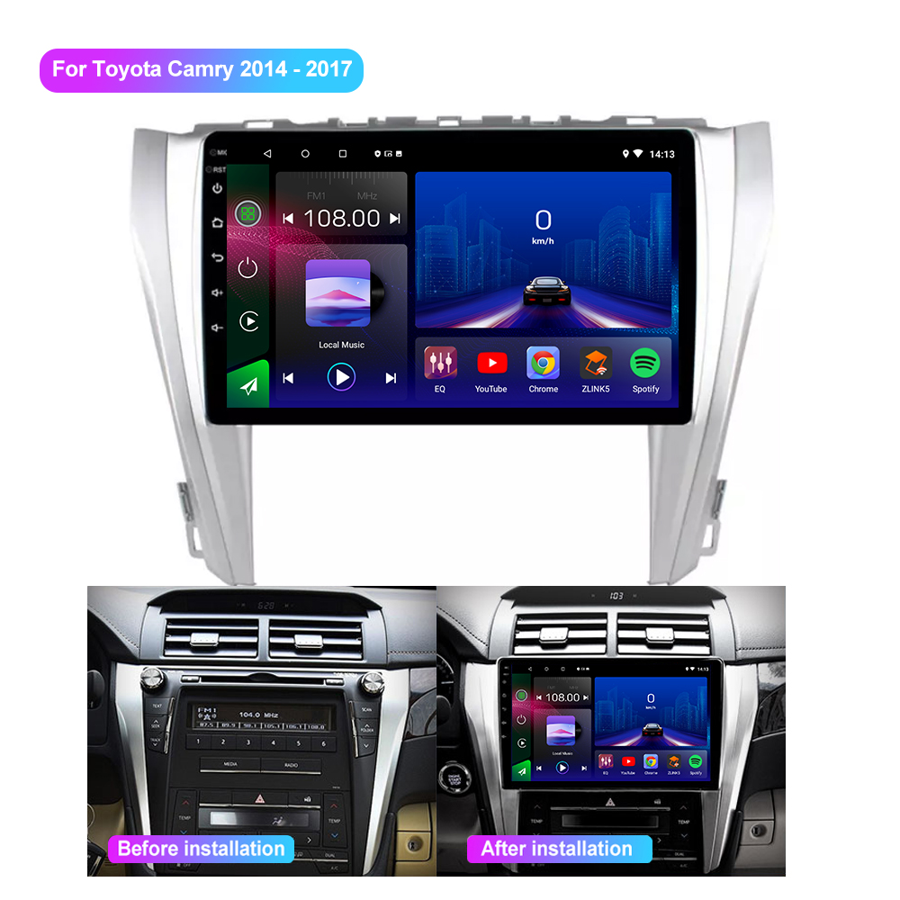 10.2 Stereo Android 9 Audio System for Toyota Camry 2014 2015 2016 2017 ...