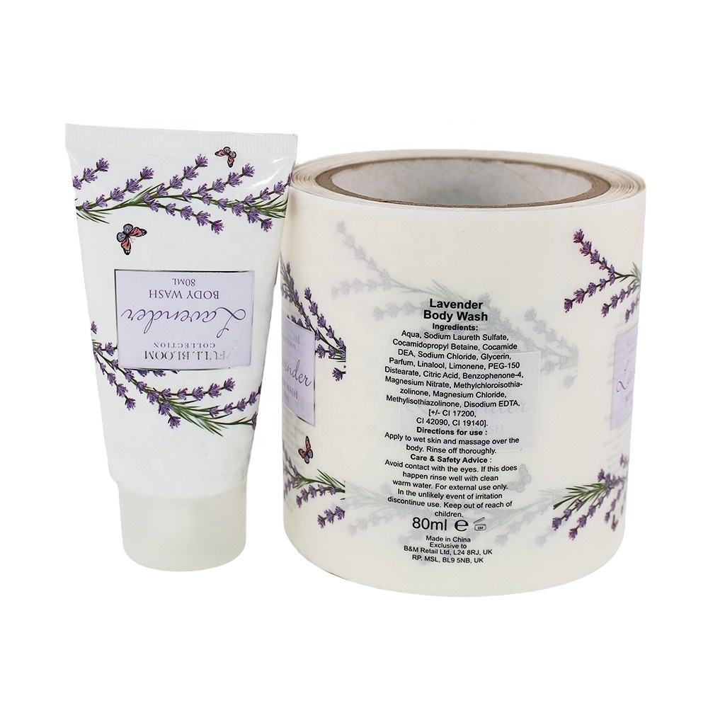 Custom Label Printing Cosmetic Bottle Sticker Roll Vinyl Waterproof ...