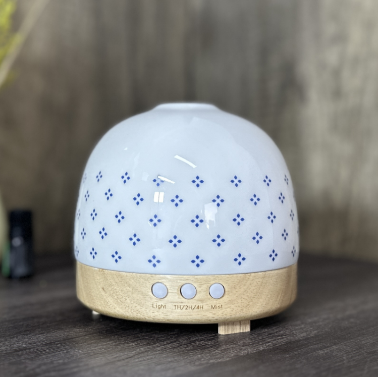 Printed Fragrance Stone Essential Oil Diffuser Home Room Ultrasonic Air ...