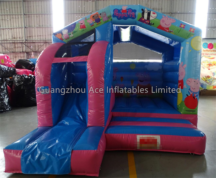 Peppa Pig Inflatable Bouncy Castle Combo Slide for Kids - Fun and Safe ...