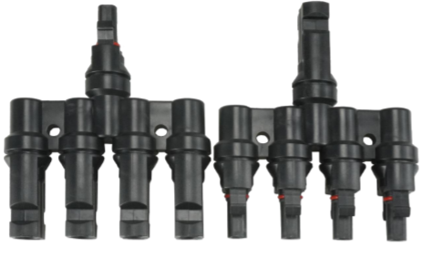 PV004-T4 1000V DC SOLAR PV 4 to 1 T Branch CONNECTORS - PNTECH