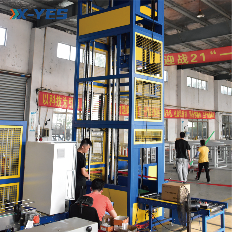Multi-level Transport Time and Effort Saving Vertical Lift Conveyor Z ...