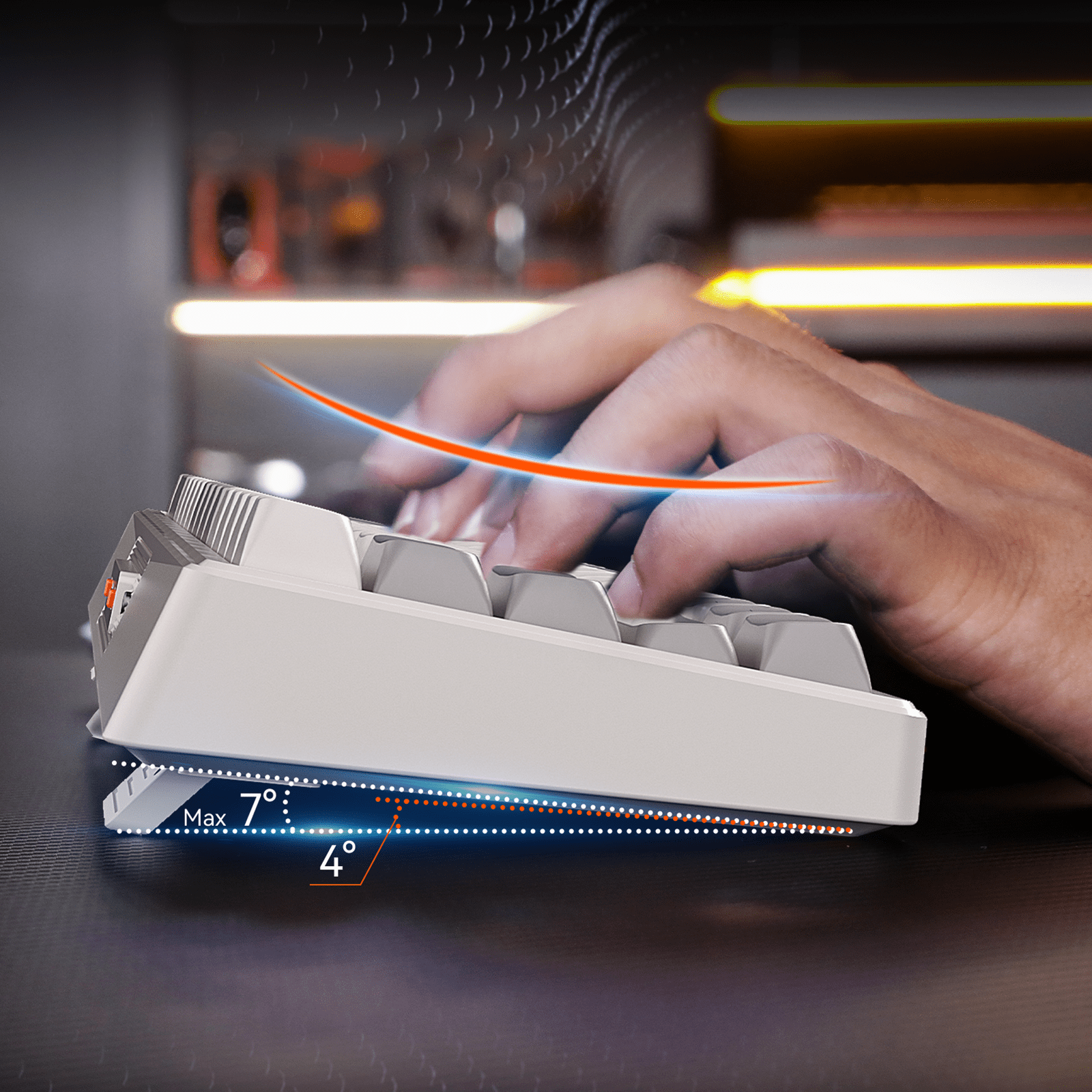 Discover the MK12 tri-mode mechanical keyboard: compact, customizable ...