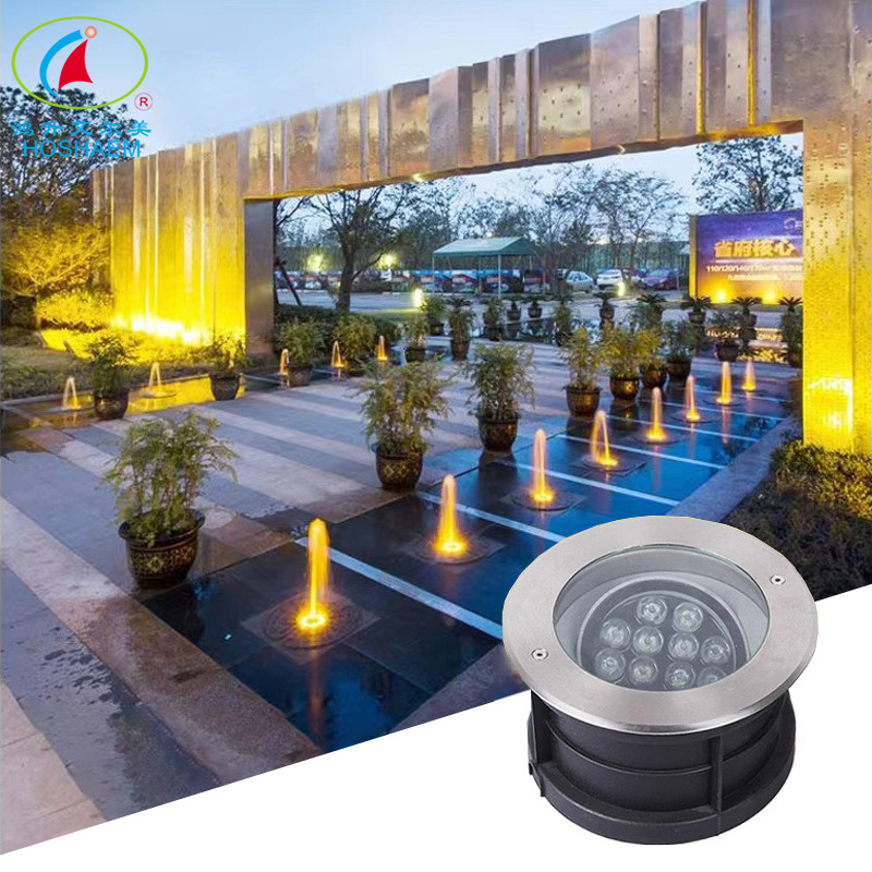 Hongsheng HOSHAEM Underwater IP67 Waterproof Underground Spotlights 3W ...