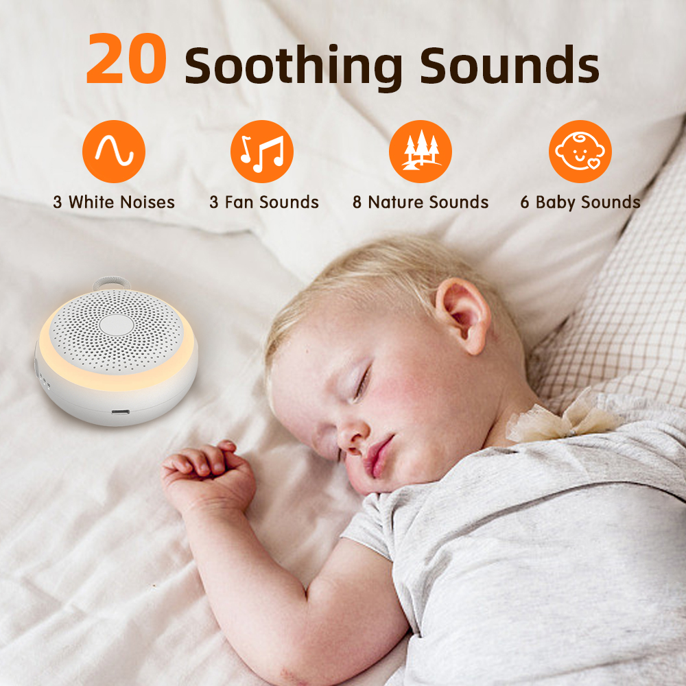 Hi-FiD White Noise Machine Portable for Baby Nursery Adults HFD-W30 ...