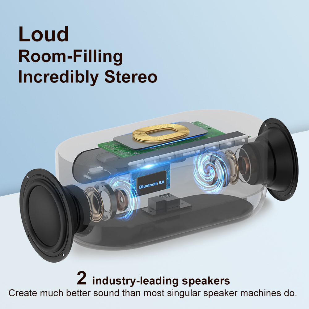 Hi-FiD Smart Sound Machine with Wireless Charger BT Speaker HFD-TS3 ...