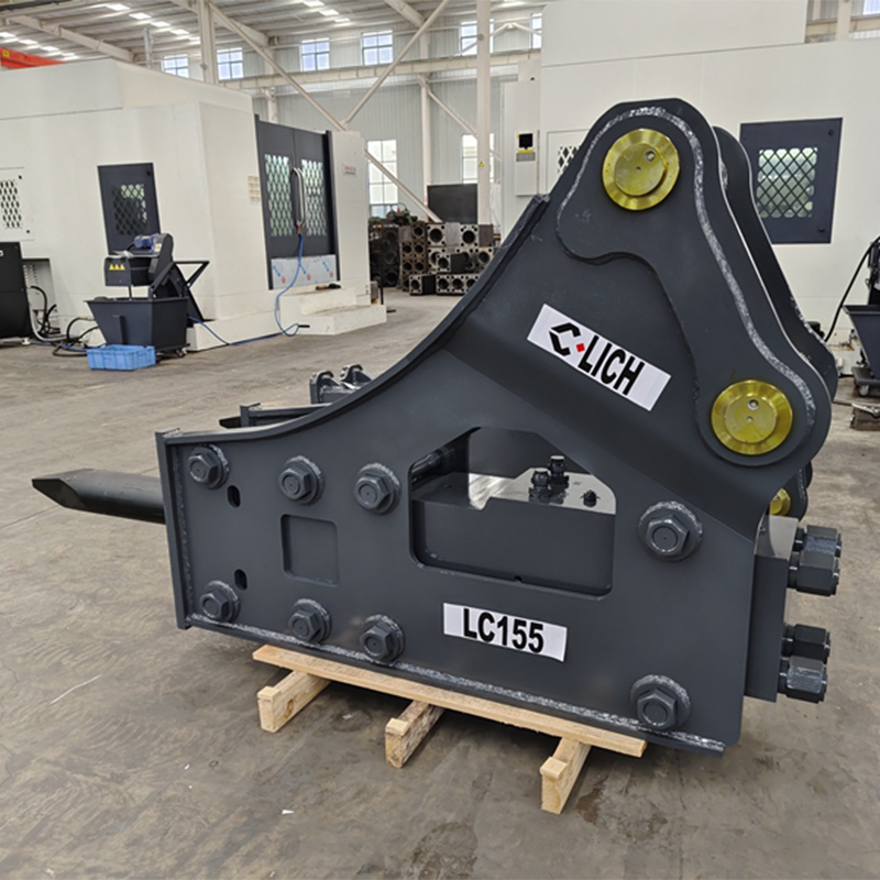 Martillo rompedor hidráulico L155 del excavador para la construcción ...