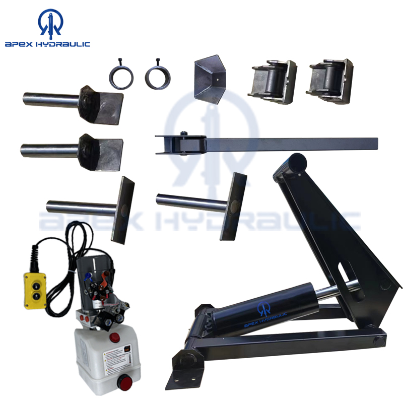 12 Tons Hydraulic Scissor Power Hoist Kits PH616 for Dump Trailer ...