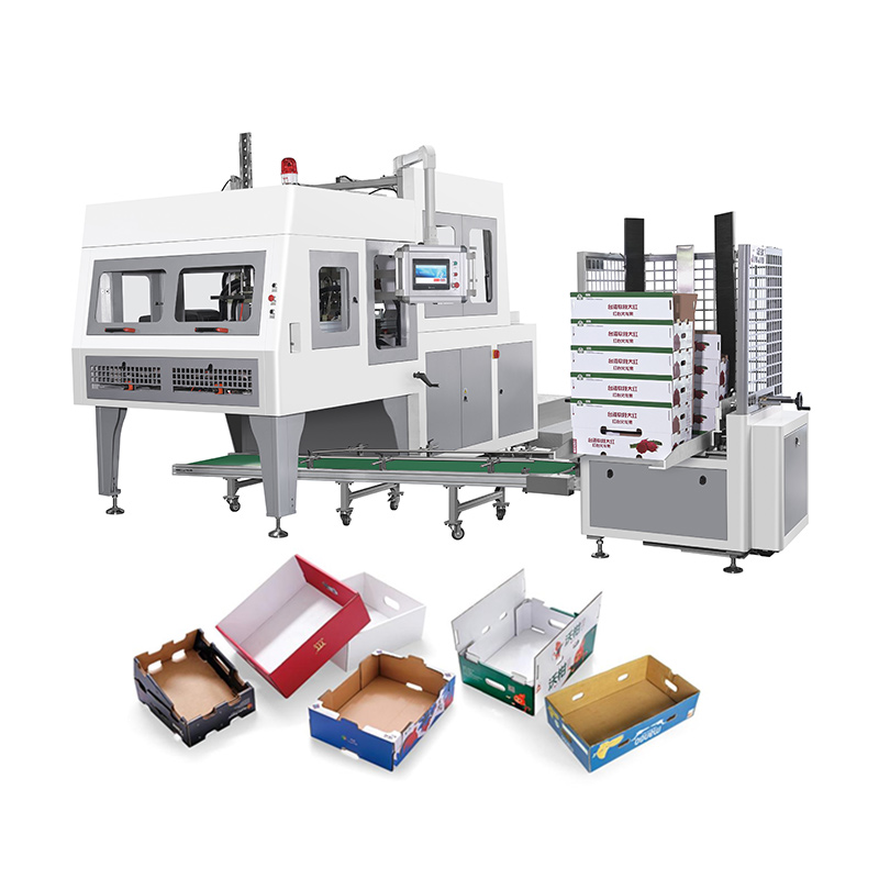 Automatic Carton Fruit and Vegetable Box Making Machinery Fruit ...
