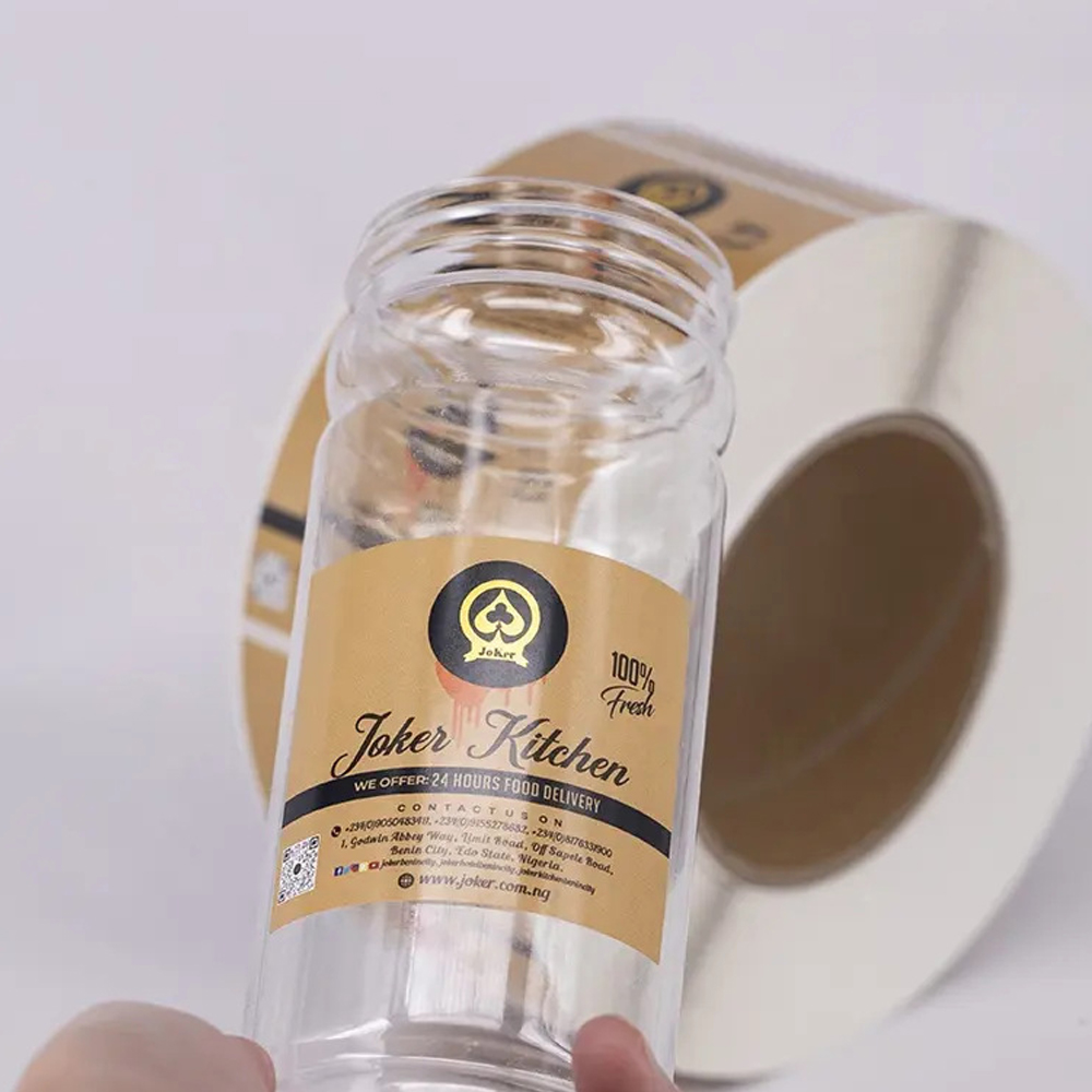 Self Adhesive Private Packaging Label Sticker Product Sealing PVC ...