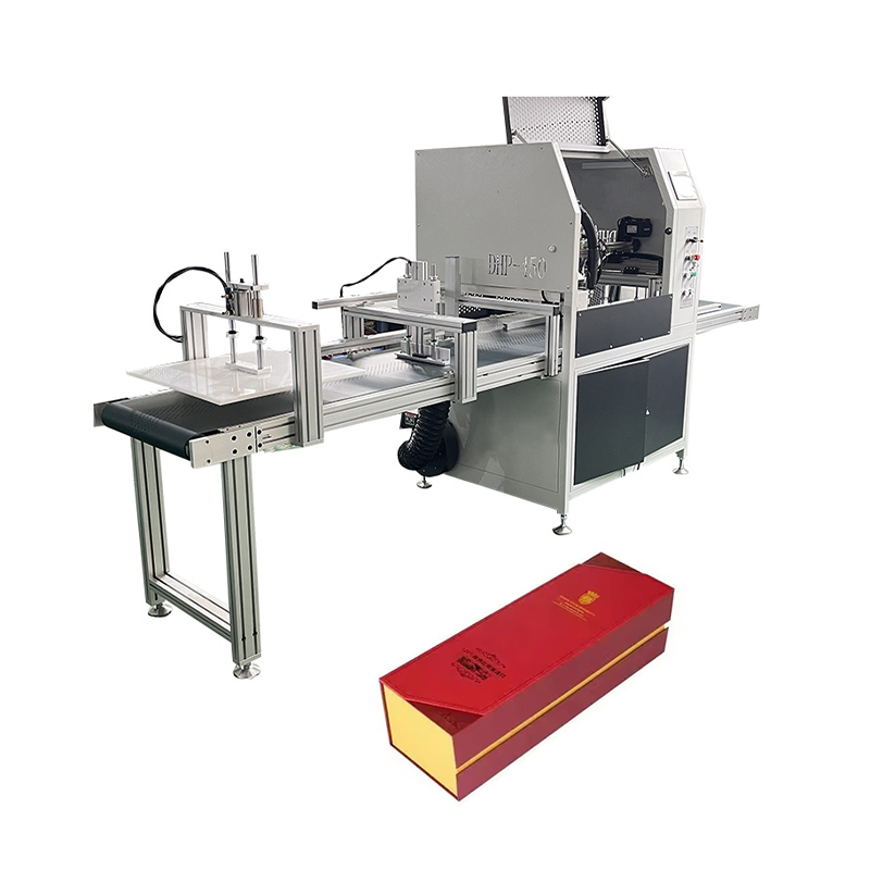 Semi Automatic Book-Shape Rigid Box Assembly Machine Hard Cover Book ...