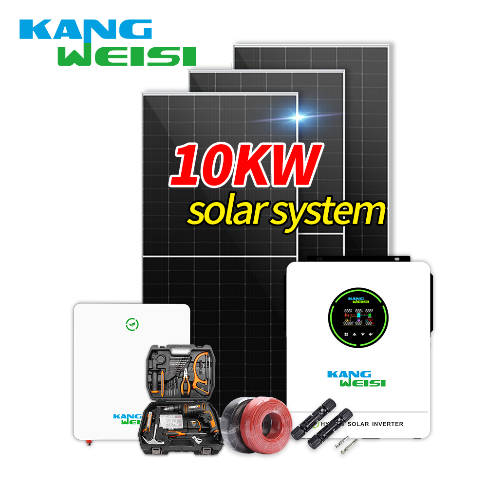 Popular Solar System 8kw 10kw Hybrid Home Installation Power Generation ...