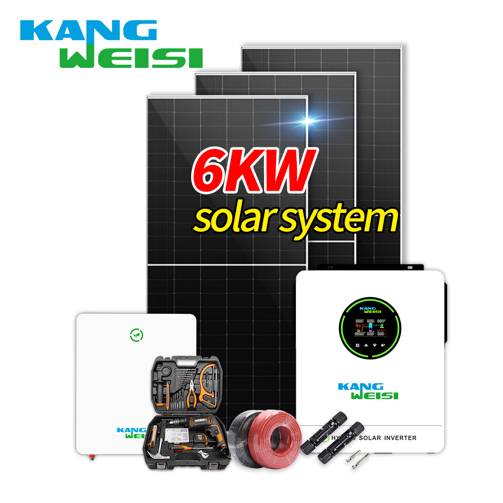 Solar Photovoltaic Power Generation System 4200W6200W Home Hybrid Solar ...