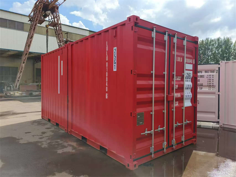 Double Door End 10ft Roller Shutter Doors Shipping Container Set -ACE ...