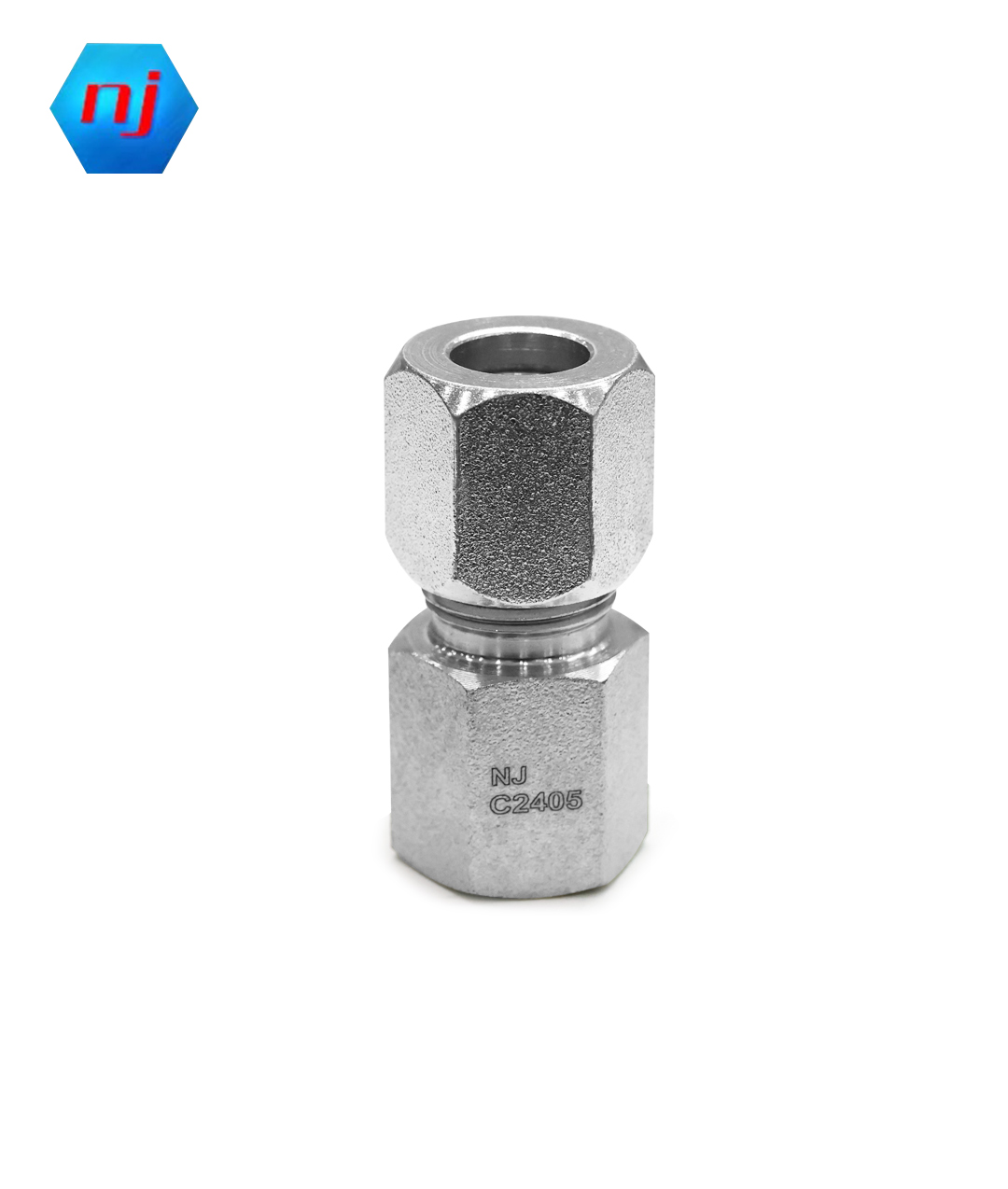 NJ Flareless Hydraulic Fittings Carbon Steel Straight Bite Type to ...