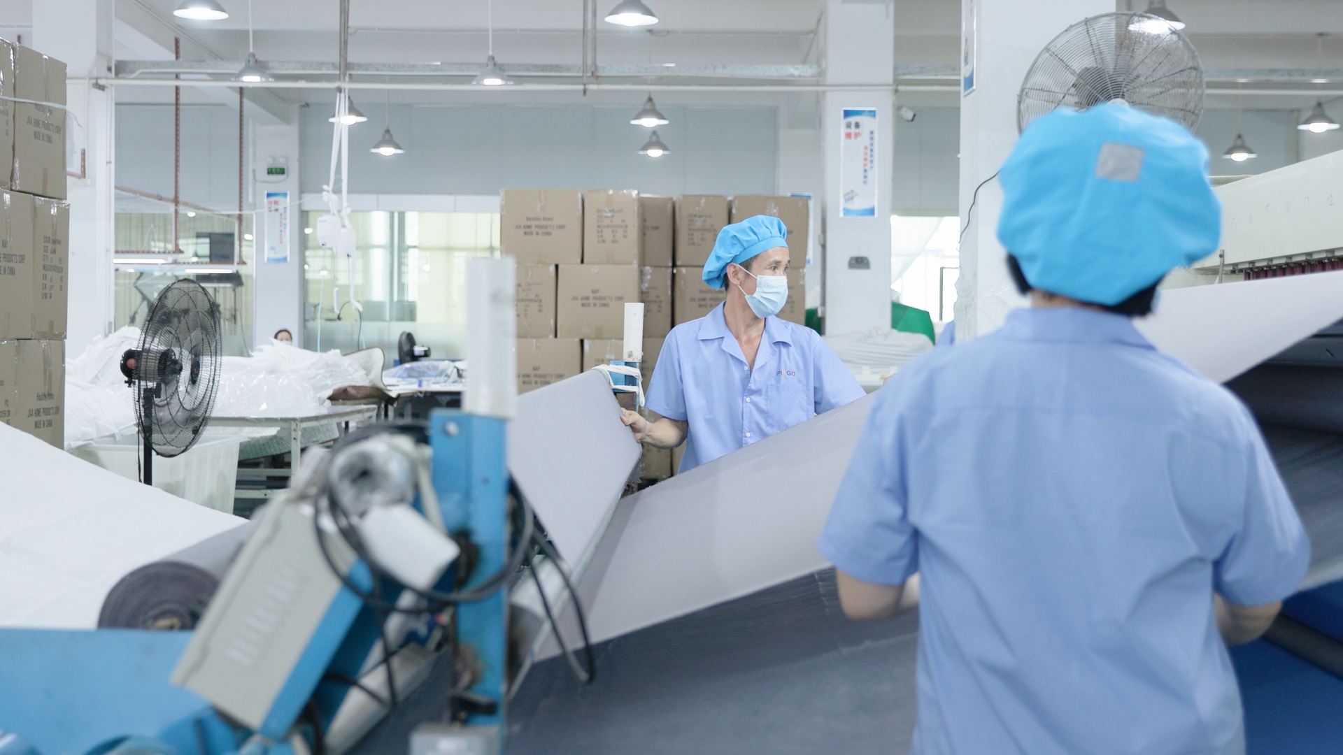 How do we manufacture bed sheets?