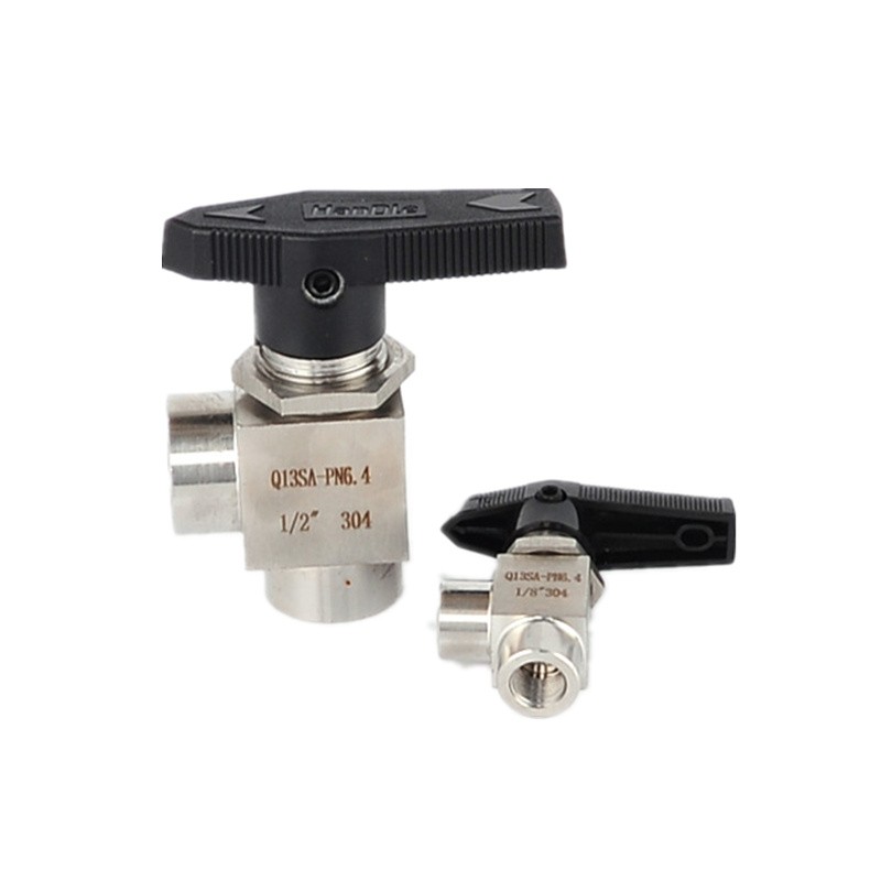 HY Stainless Steel 304 316 6.4Mpa Angle Type PTFE Seat Screw End ...