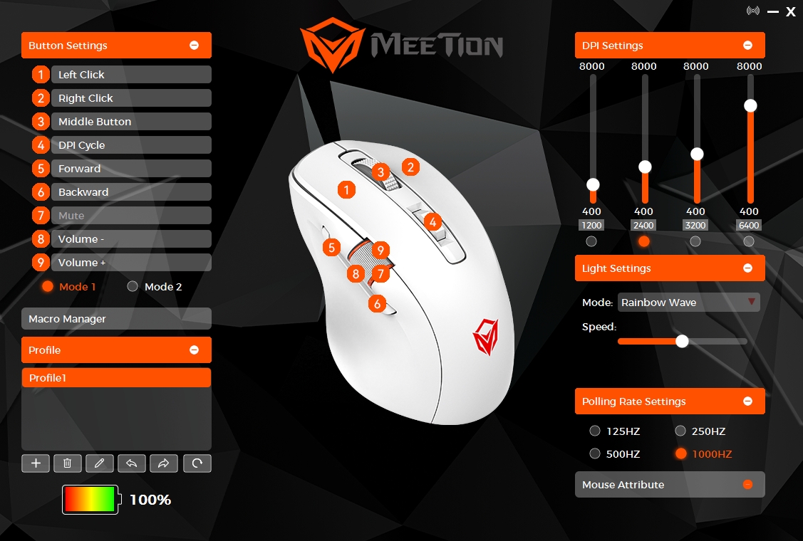 GW32 Gaming Mouse Driver Software