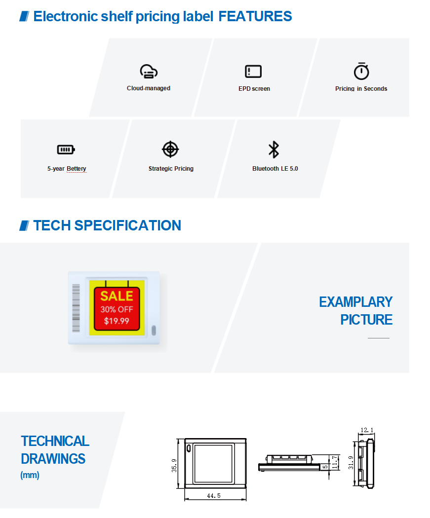 Efficiently Manage Pricing with Highlight HAM154 Electronic Shelf ...