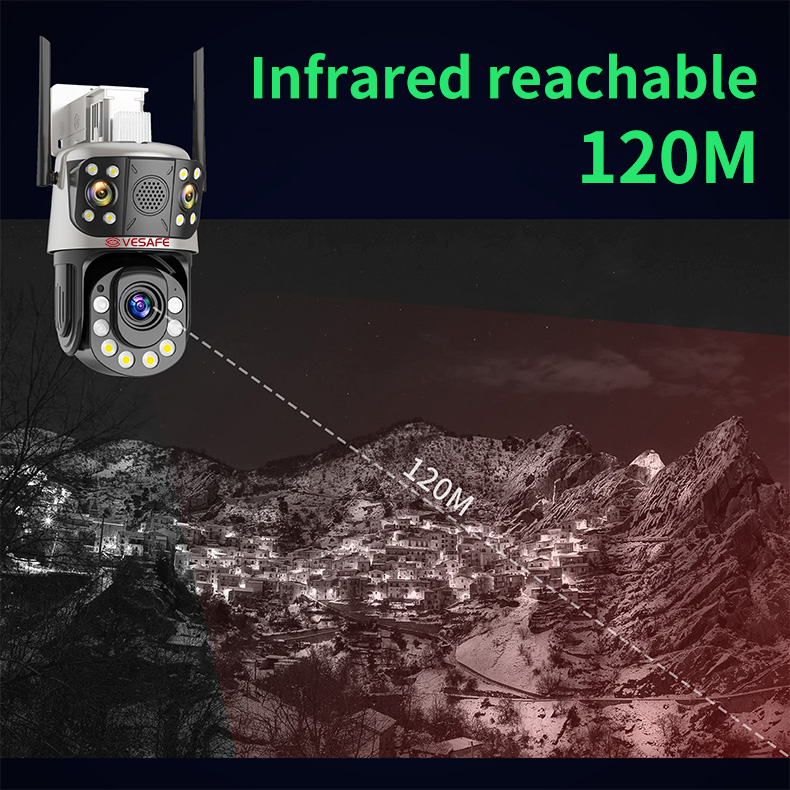 Icsee 50x Zoom 4G Cctv IP Security Camera - VESAFE