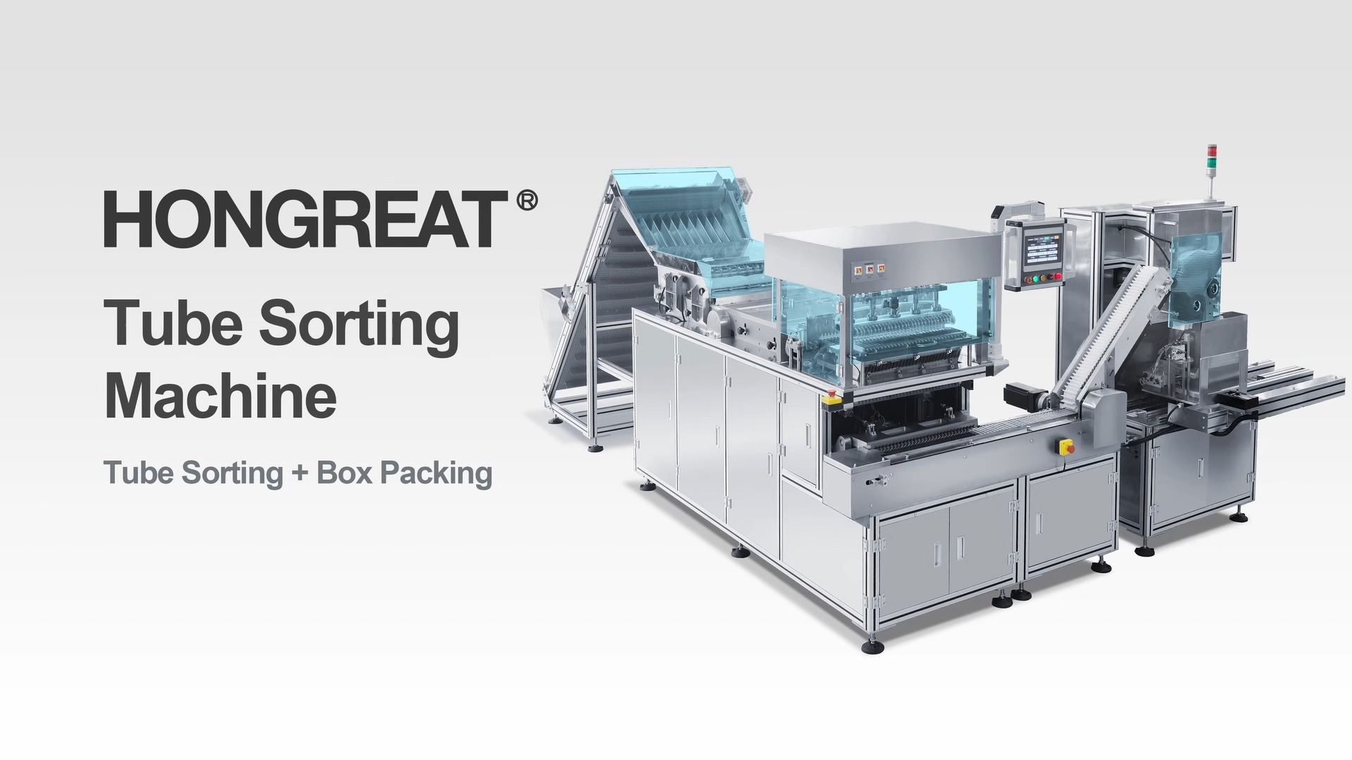 PET/PP Plastic Test Tube Sorting Machine, from Injection Molding