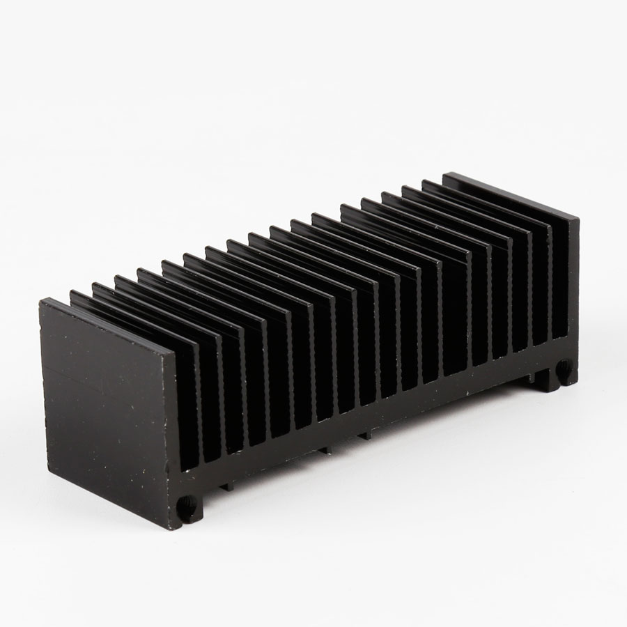 Disipador Térmico De Aluminio En Forma De Panal Negro Disipador De