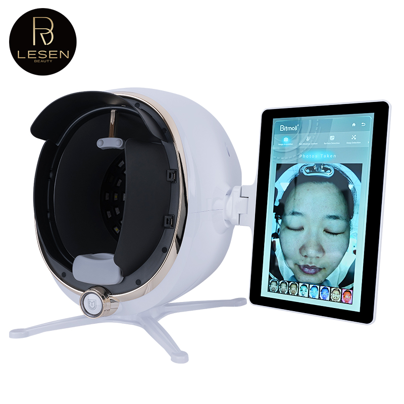3D Face Skin Scanner Skin Analyzer Machine Detect Skin Type Moji Al ...