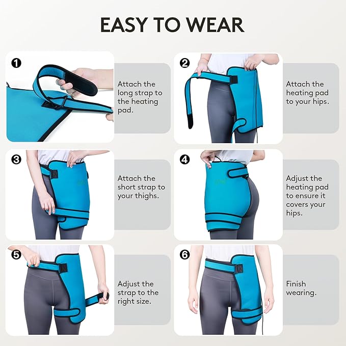 UTK far Infrared Hip Heating Pad for Sciatica Pain Relief, H21C1 - UTK